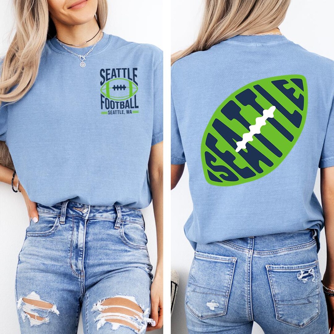 Comfort Colors Seattle Football Shirt, Retro Game Day Seattle Shirt ...