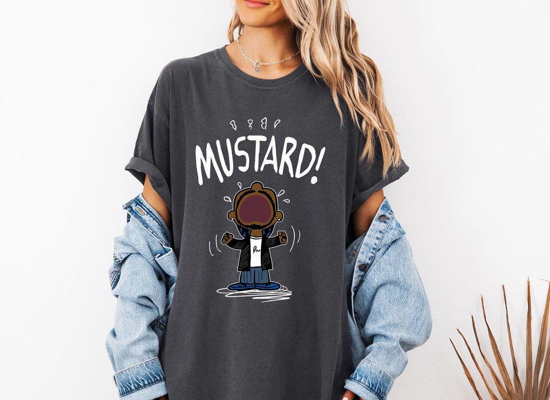 Kendrick Lamar Mustard Meme T-shirt GNX Album Reference Tee Comfort ...