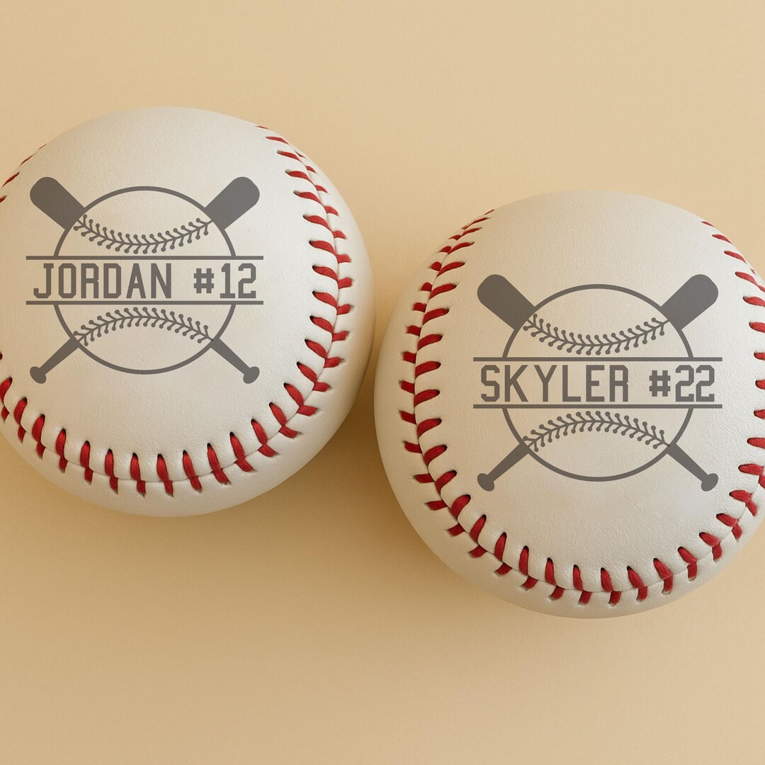 Custom Engraved Baseballs, Personalized Team Balls, League Balls ...