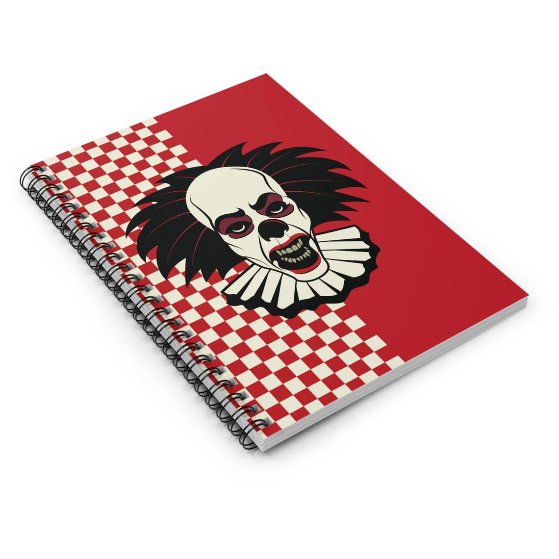 Scary Clown Notebook / Red Checkers Notebook / Clown Diary / Journal ...