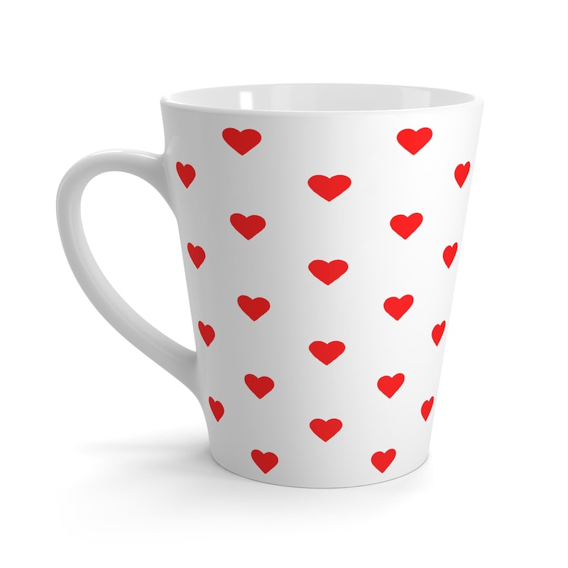 Red Heart Mug - Etsy