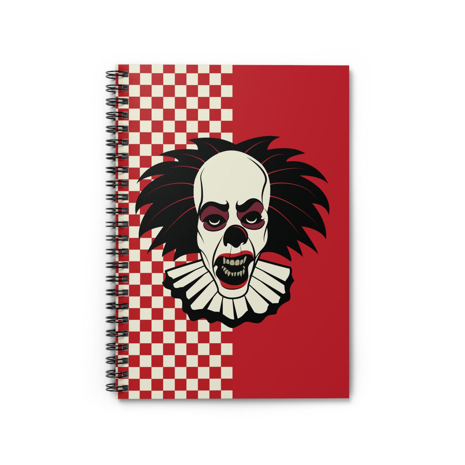 Scary Clown Notebook / Red Checkers Notebook / Clown Diary / Journal ...