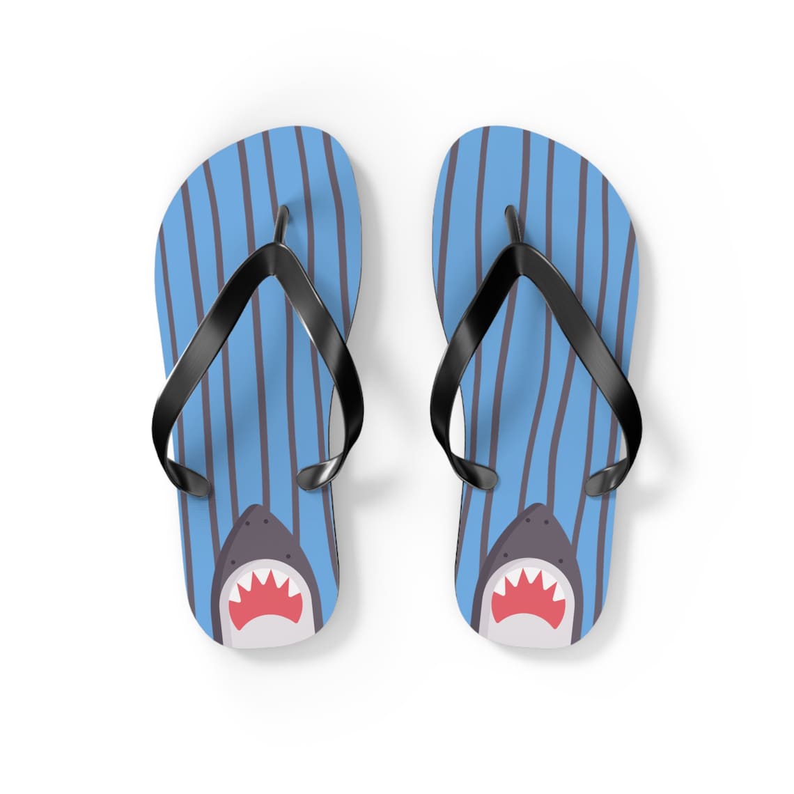 Sharks Flip Flops / Sharks Flip Flops With Jaws - Etsy