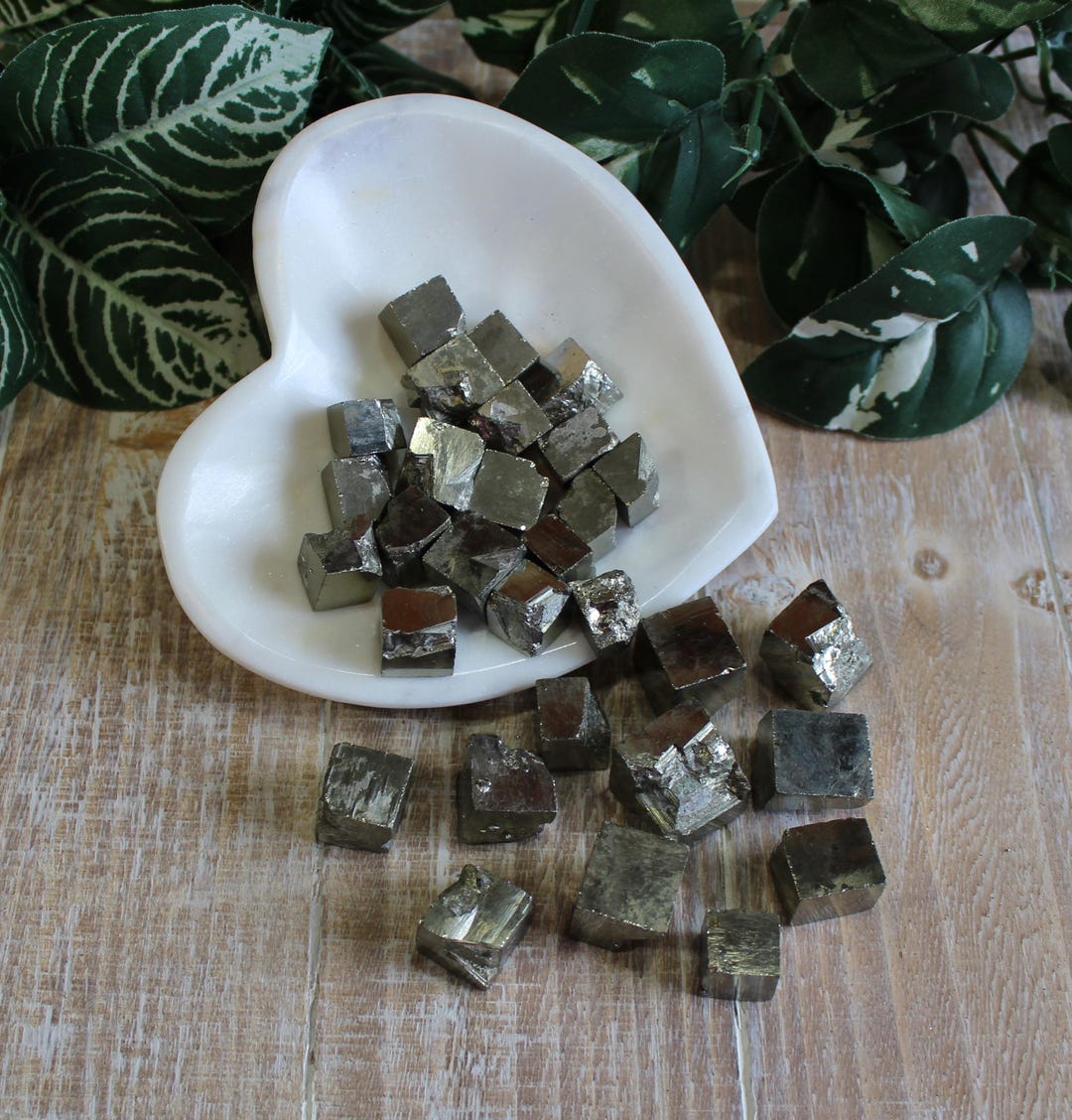 Small Raw Pyrite Cube Rough Pyrite Specimen Gifts for Him Birthday ...