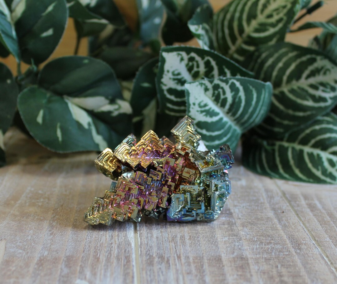 Beautiful Bismuth Specimen Trendy Office Decor Gifts for Him Birthday ...