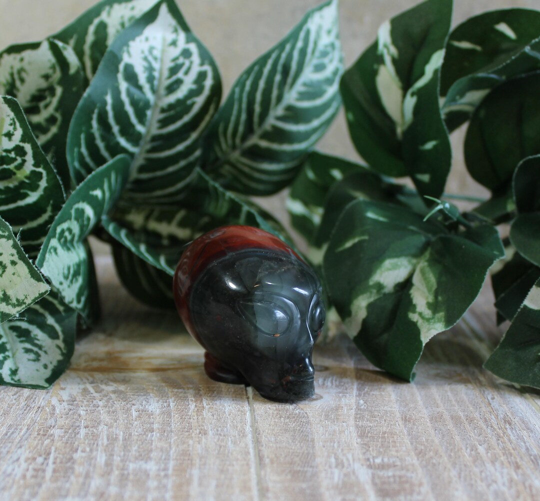 Gorgeous Bloodstone Alien Head Carving Trendy Office Decor Graduation ...