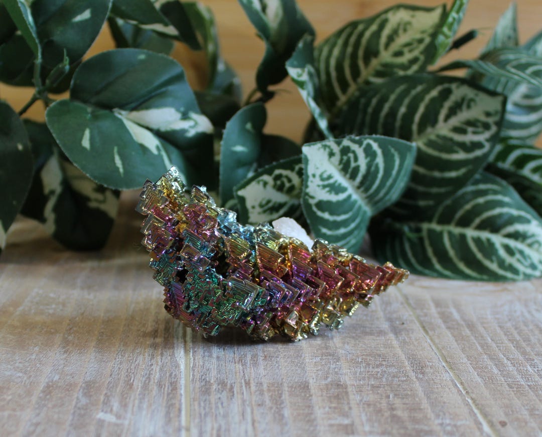 Large Bismuth Specimen Gifts for Guys Trendy Office Decor House Warming ...