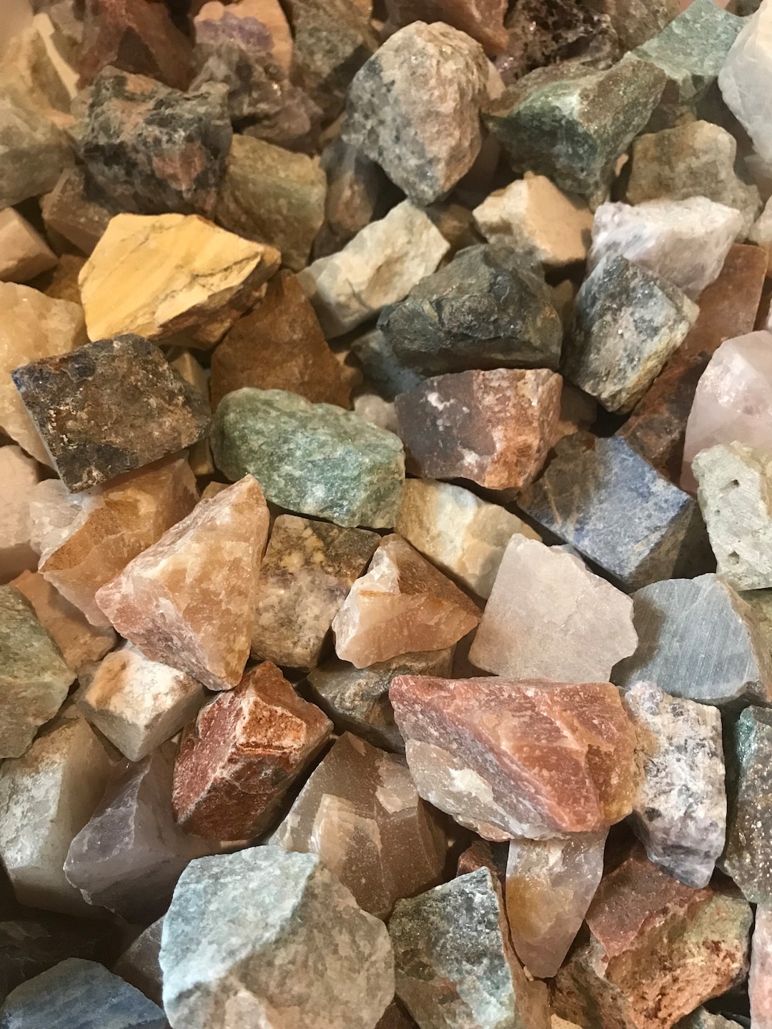 Rough Tumbling Rock Mixed Mystery Bag Crafting Rocks Metaphysical Rock ...