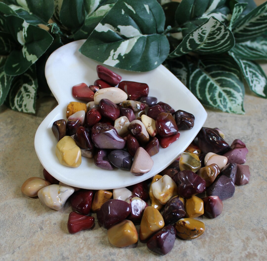 Tumbled Mookaite Jasper Tumbled Stones Metaphysical Crystals Reiki Chakra Crystals Crystal Grid ...