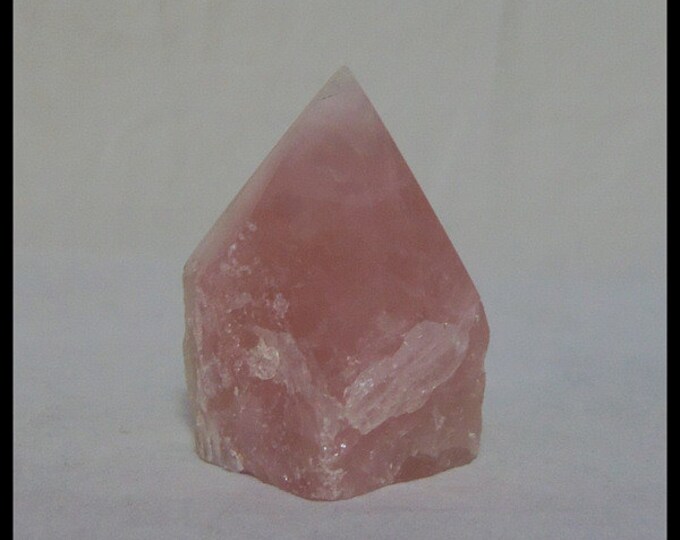Rose Quartz Semi-polished Point Crystal Energy - Etsy
