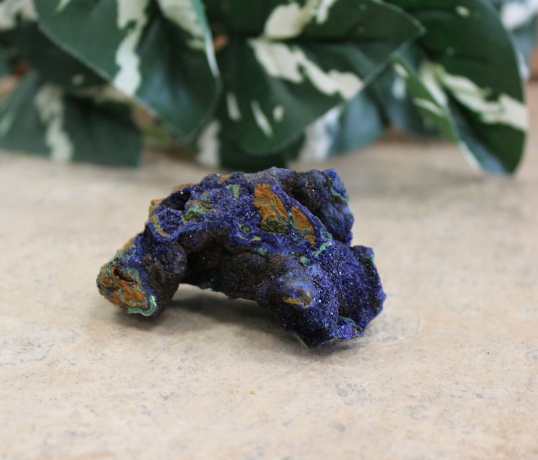 Azurite With Malachite Rough Gifts for Him Azurite Mineral Specimen ...
