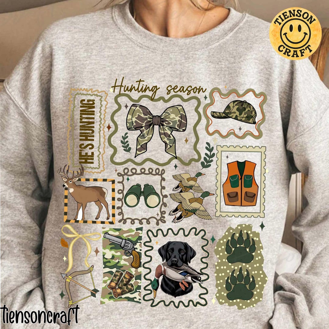 Hunting Girlfriend Preppy Camo Bows Png, Coquette Girly Preppy Hunting ...