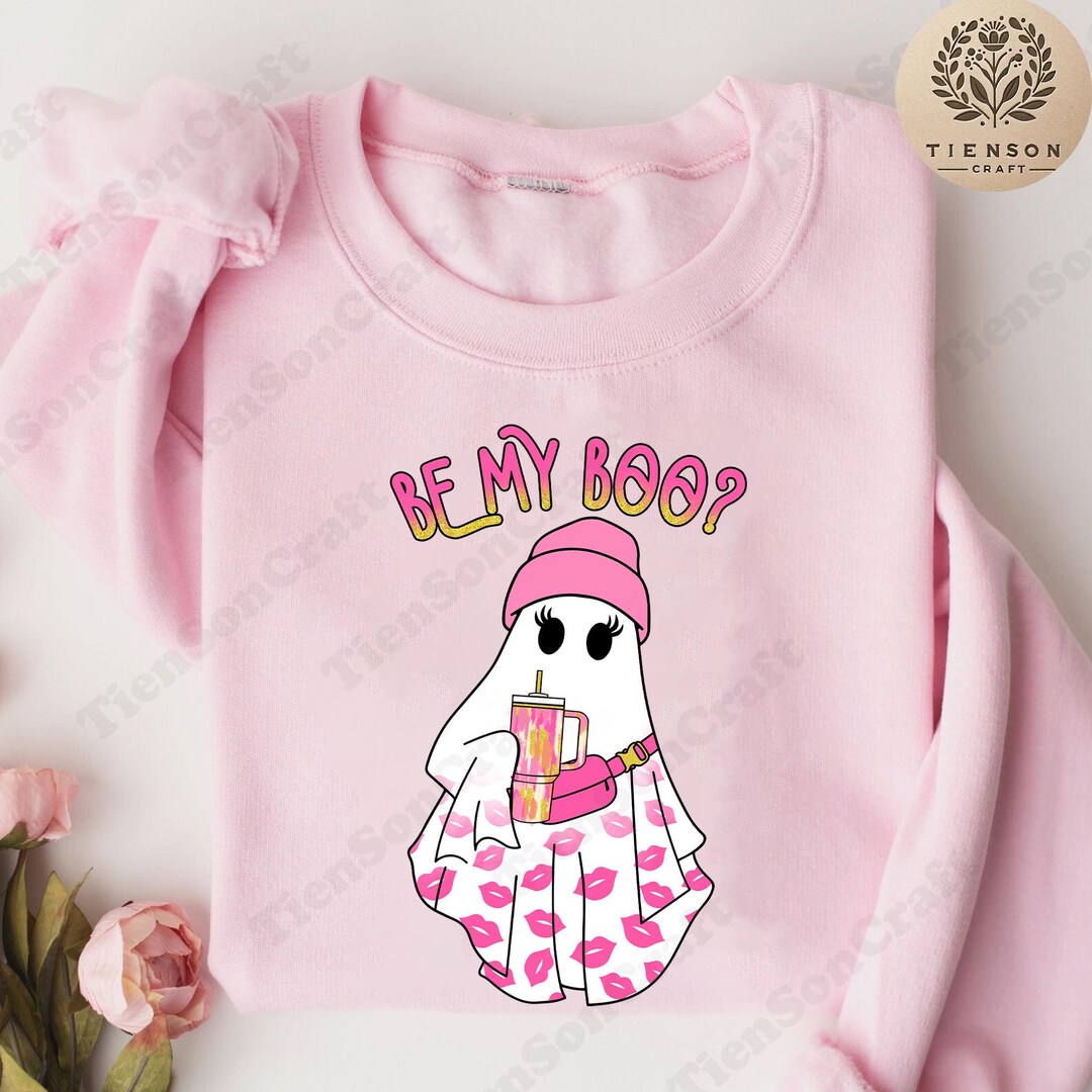 Be My Boo Sweatshirt Design, Women Valentines Day Png, Heart Sweatshirt ...