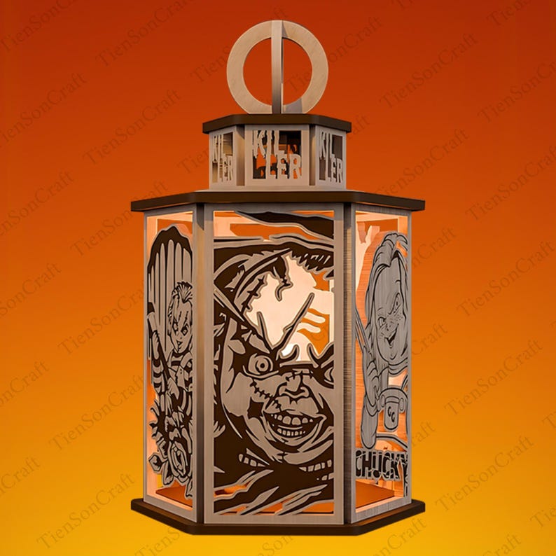 Horror Character Lampcandle Svg, Horror Character Candle Holder ...