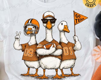 Funny Football Goose, Silly Goose Football, Football Friends, Football ...