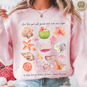Coquette Seashell PNG, Summer Vibes Png, Summer Coquette Png, Vintage ...
