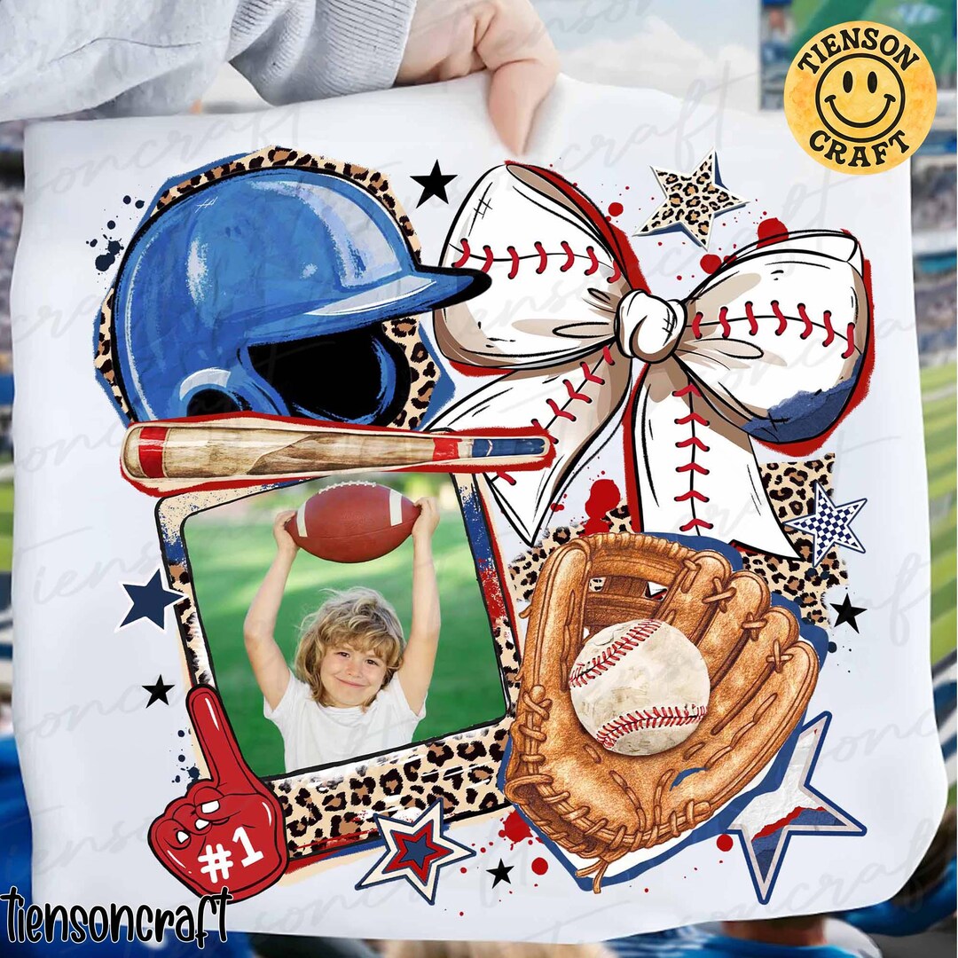 Custom Canva Baseball Collage Template PNG, Photo Insert Canva Design ...