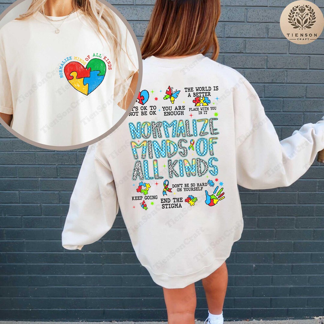 Normalize Minds of All Kinds Png, Be Kind Autism Png, Autism Awareness ...