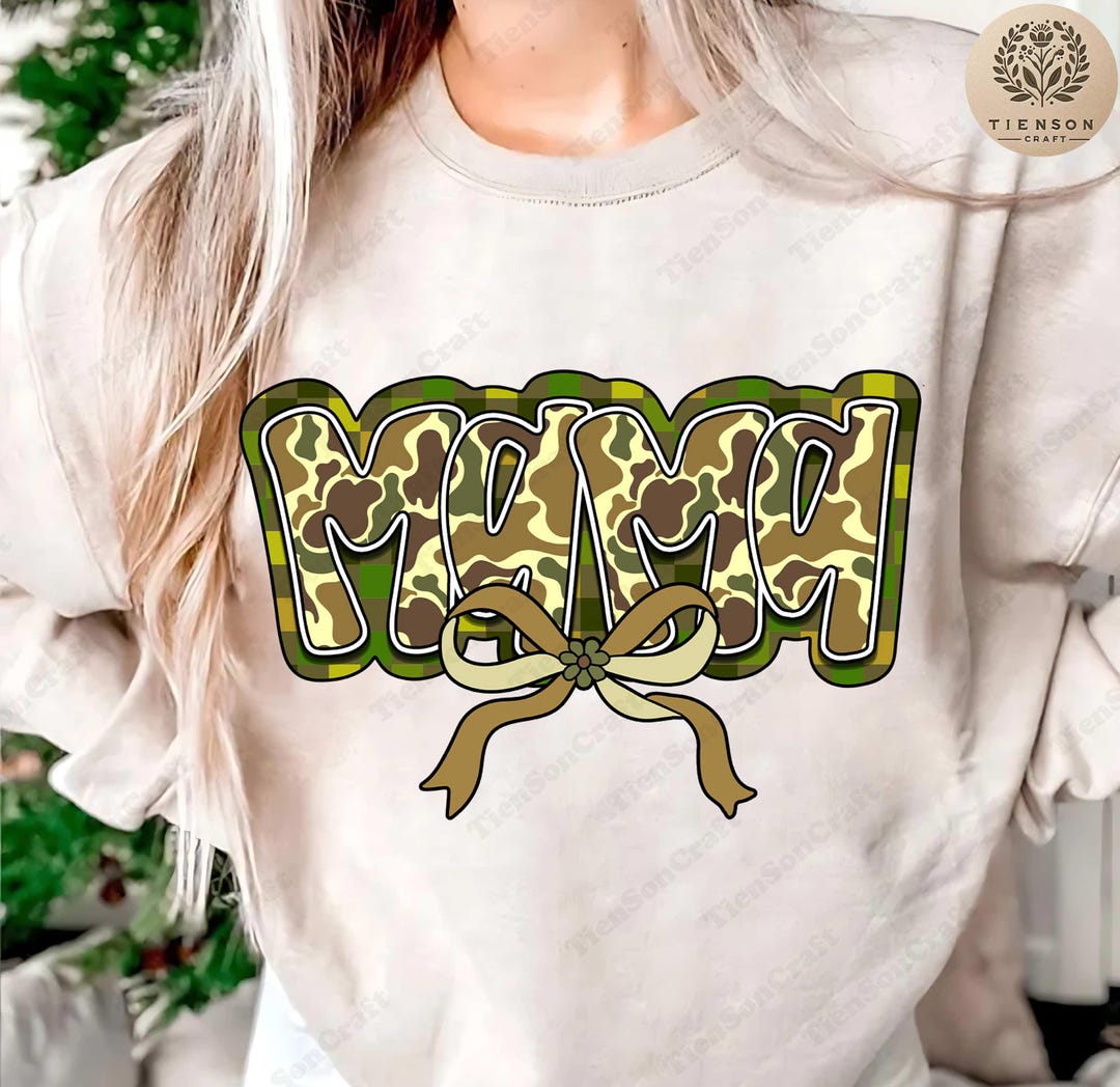 Retro Camo Mama Easter Coquette Png, Easter Mama Png, Easter Mama Camo ...