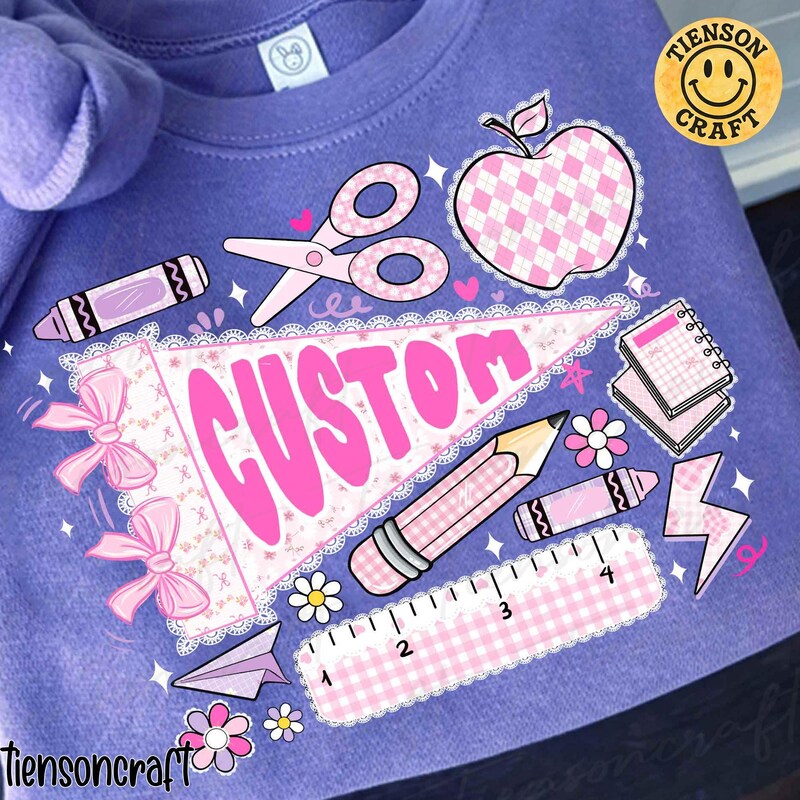 Banderín escolar - Etsy México