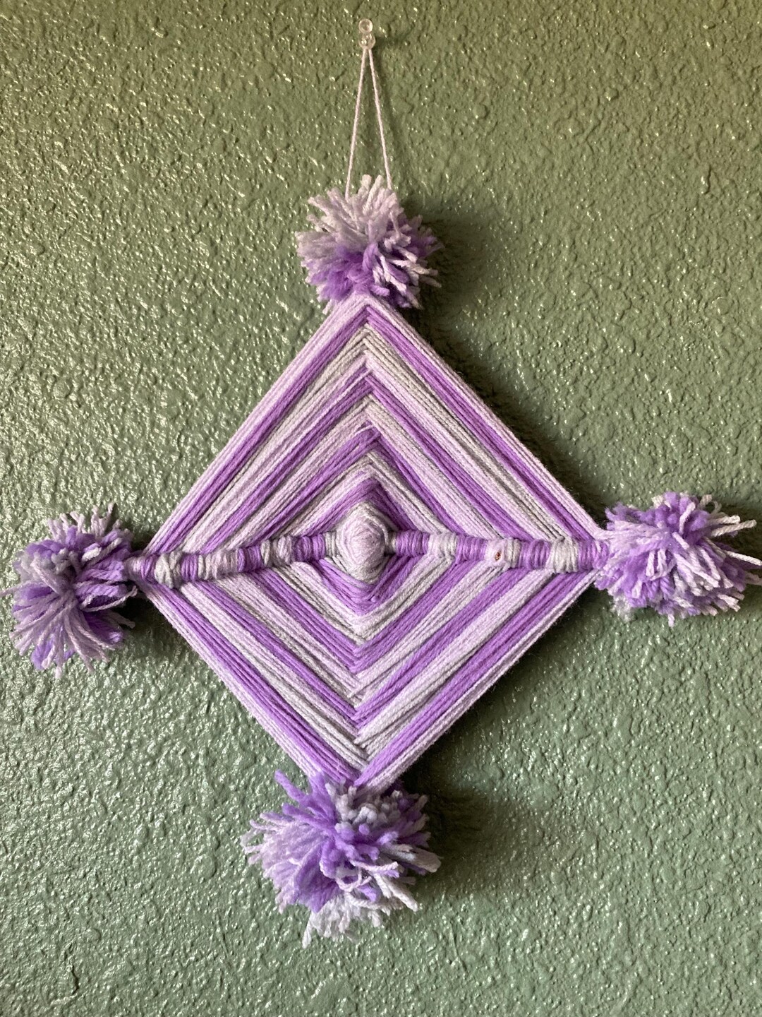 Ojo De Dios God’s Eye Purple and Grey - Etsy