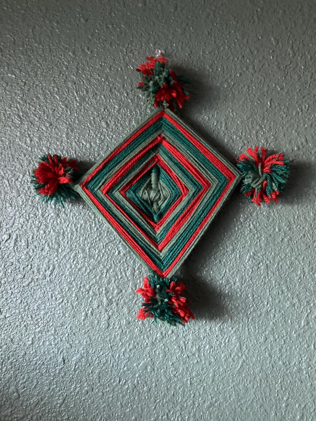 Ojo De Dios God’s Eye Orange and Green - Etsy