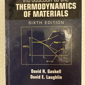 Introduction to the Thermodynamics of Materials - 6th Edition ...