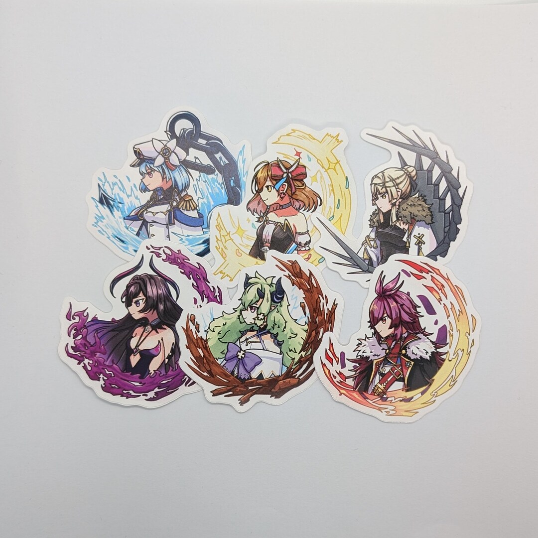 Epic Seven Sticker Pack #02 (6-stickers per Pack) - Etsy