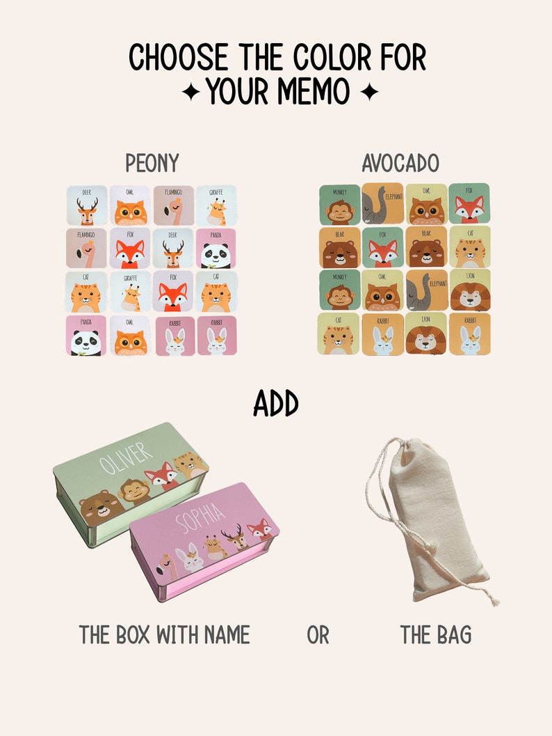 Montessori Toys Wooden Memory Cards Flash Cards for Kids Toddler Gifts ...