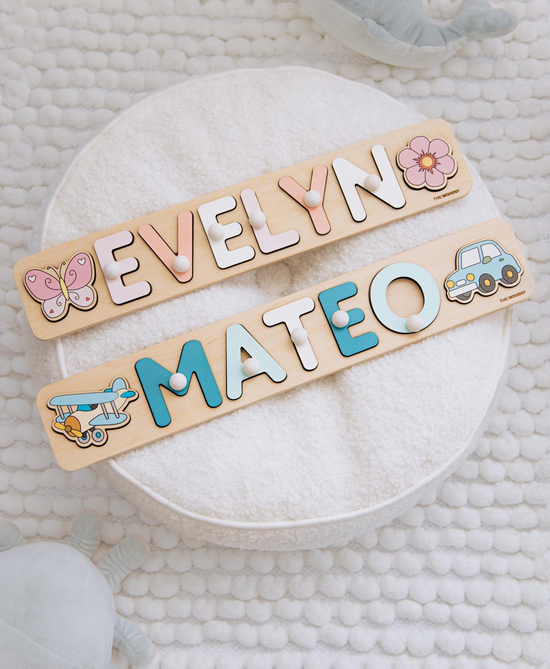 Cute Baby Name Puzzle. Toddler Birthday Name Puzzle. Wooden Name Puzzle ...