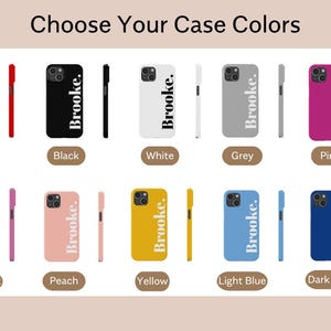 Personalised Name iPhone Case, Logo Custom Name iPhone Case for iPhone ...