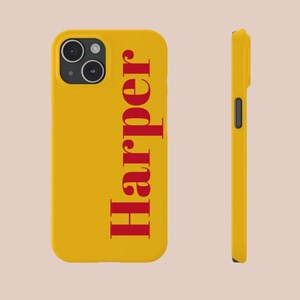 Personalised Name iPhone Case, Logo Custom Name iPhone Case for iPhone ...