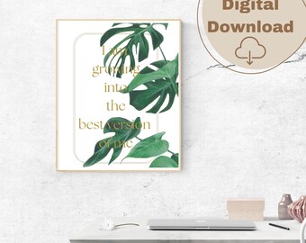 I Am Capable of Achieving Greatness, Digital Print, Personal Growth ...