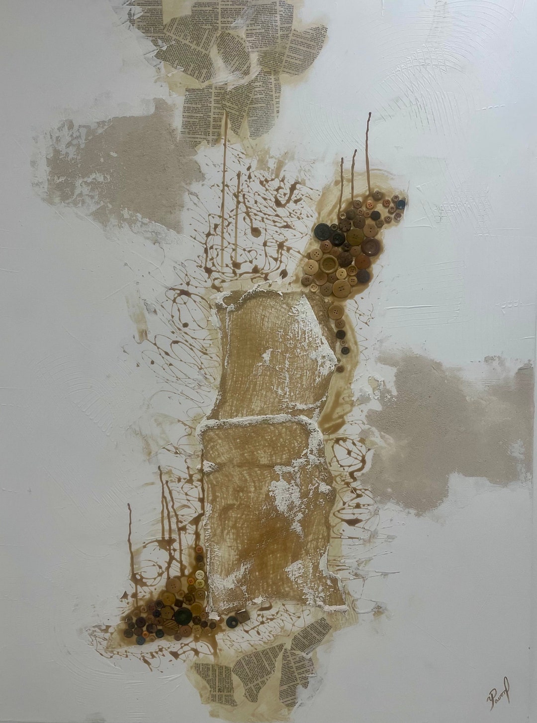 From the Serie:adstract Soul. Original Abstract Painting.mixed Media on ...