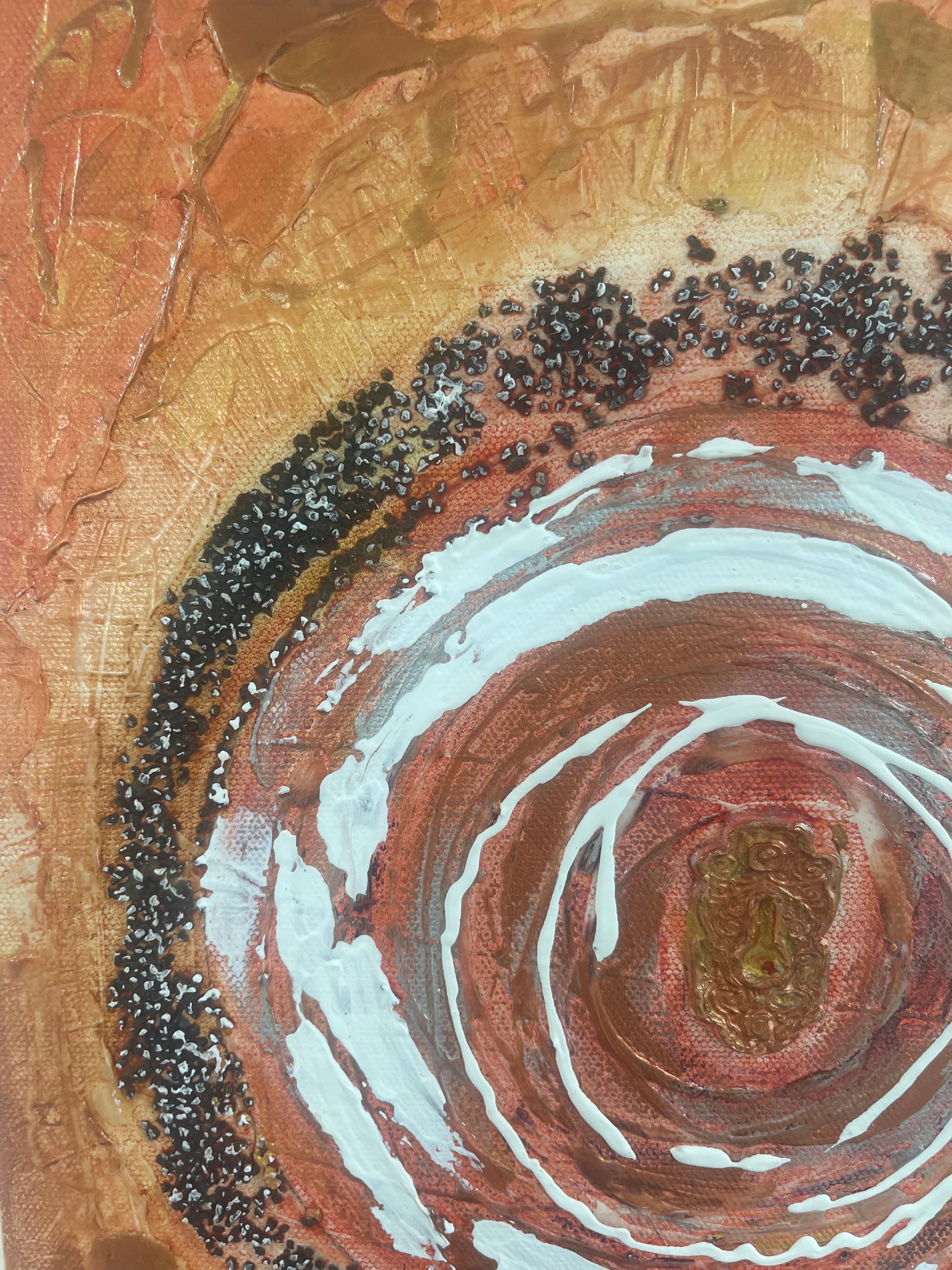 Original Abstract Acrylic Paint. Mixed Media. - Etsy