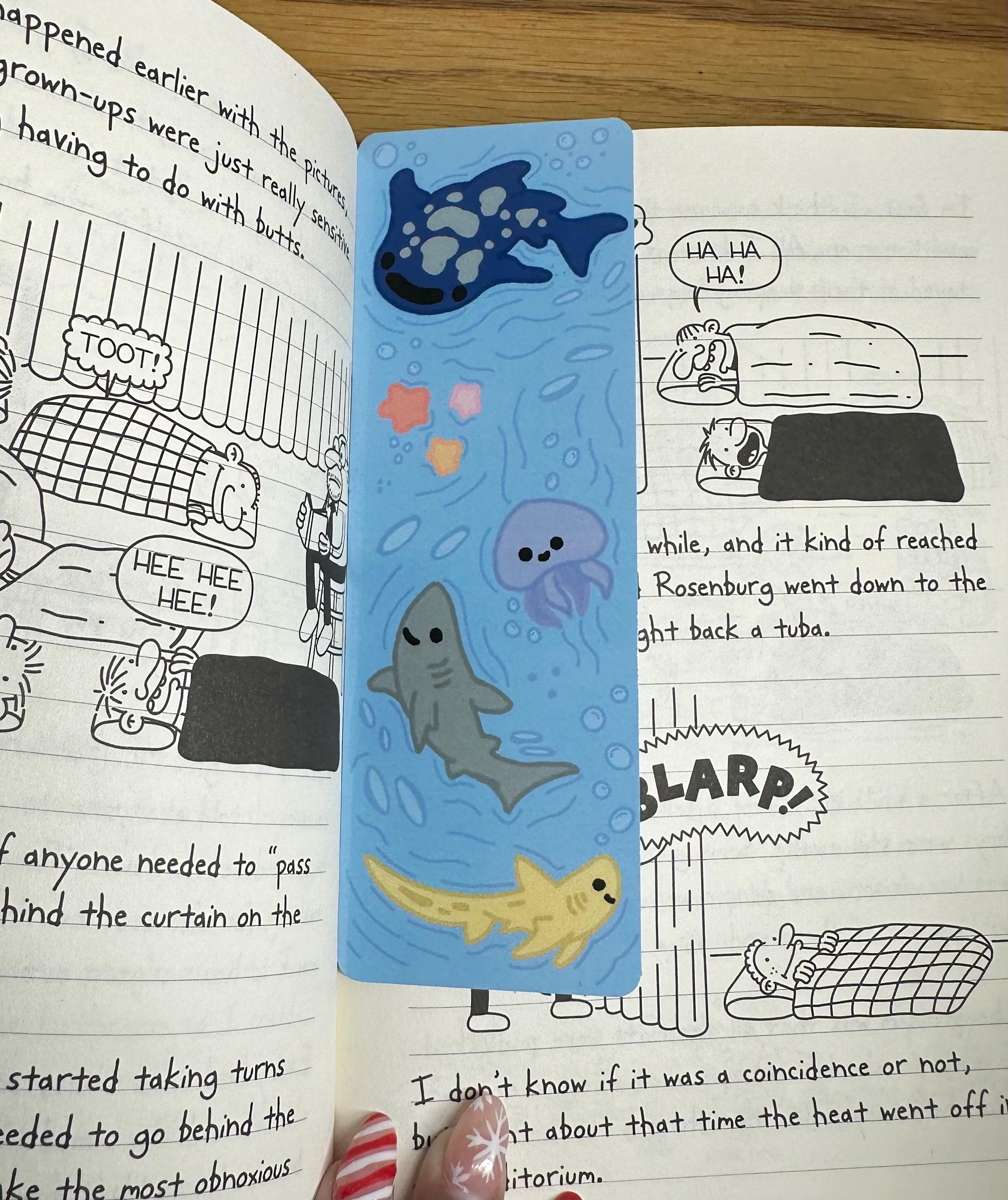 Sea Animal Bookmarks | Glossy Bookmarks | Double Sided | Cute Sea ...