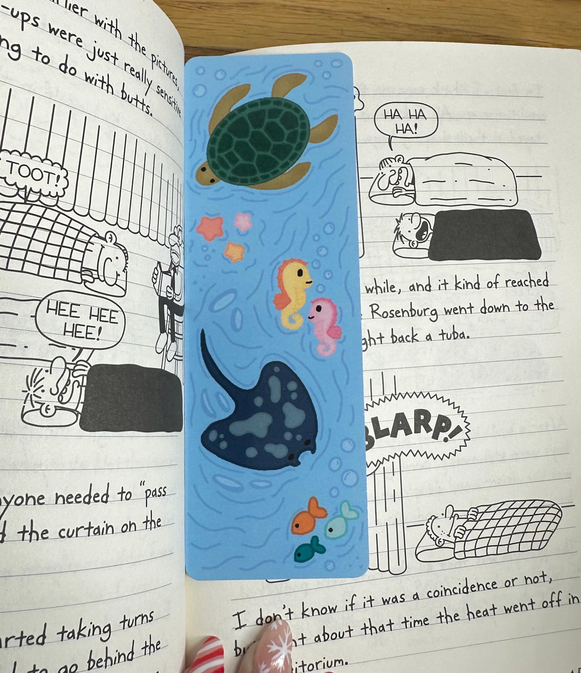 Sea Animal Bookmarks | Glossy Bookmarks | Double Sided | Cute Sea ...