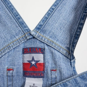 VINTAGE DENIM OVERALLS Baggy Jean Dungarees Cargo Pockets / Small - Etsy