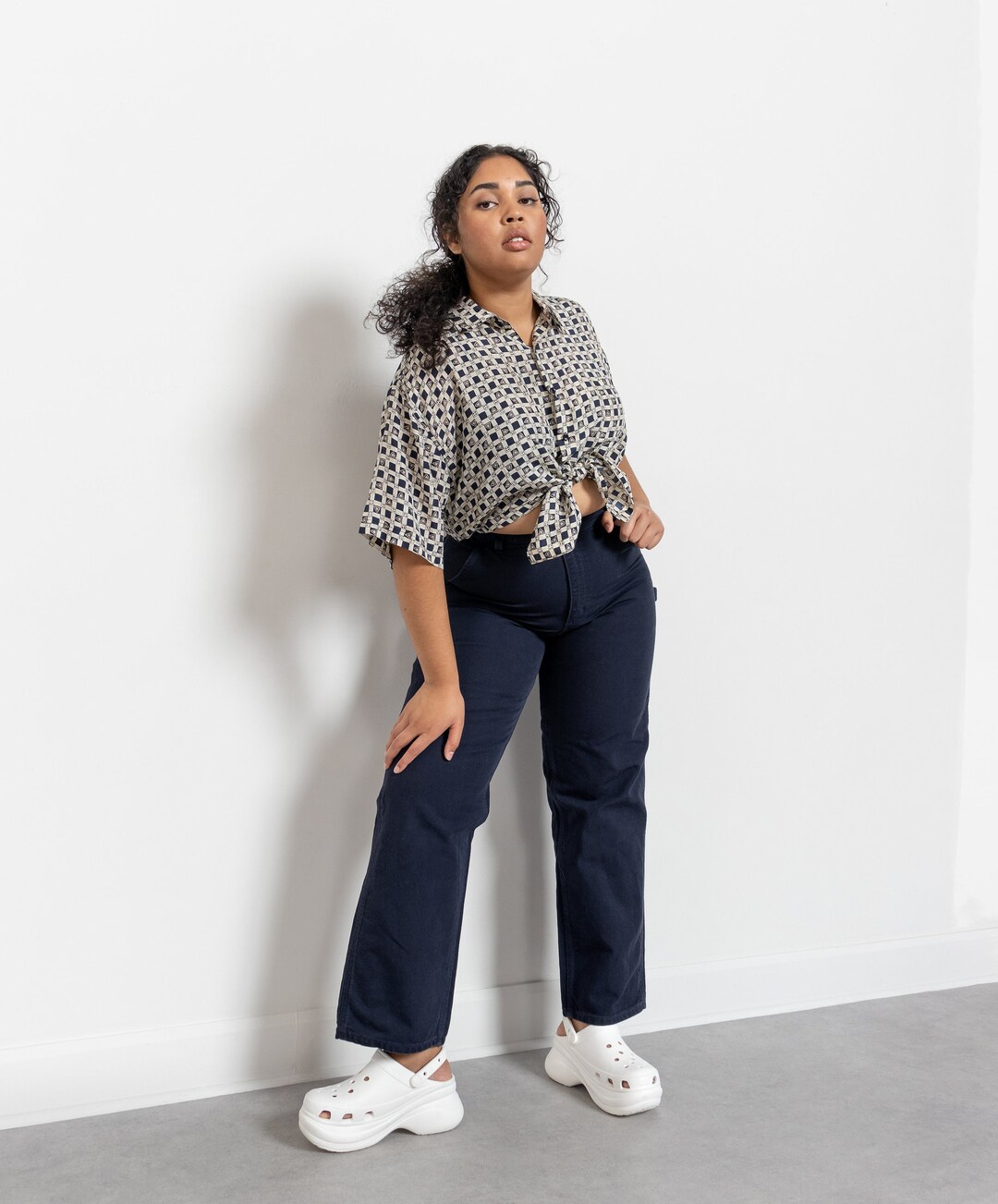 Sale Carhartt CARPENTER PAINTER Jeans Utility Navy Blue Wide Leg Pants ...