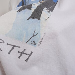 WILD EARTH SHIRT Tee White Cotton Short Sleeves Oversize ...