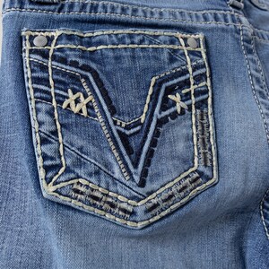 LOW RISE FADED Wacky Crazy Y2K Vintage Jeans Stretchy Cool Pockets ...