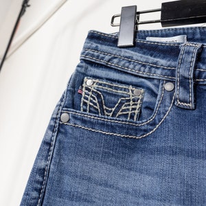 LOW RISE FADED Wacky Crazy Y2K Vintage Jeans Stretchy Cool Pockets ...