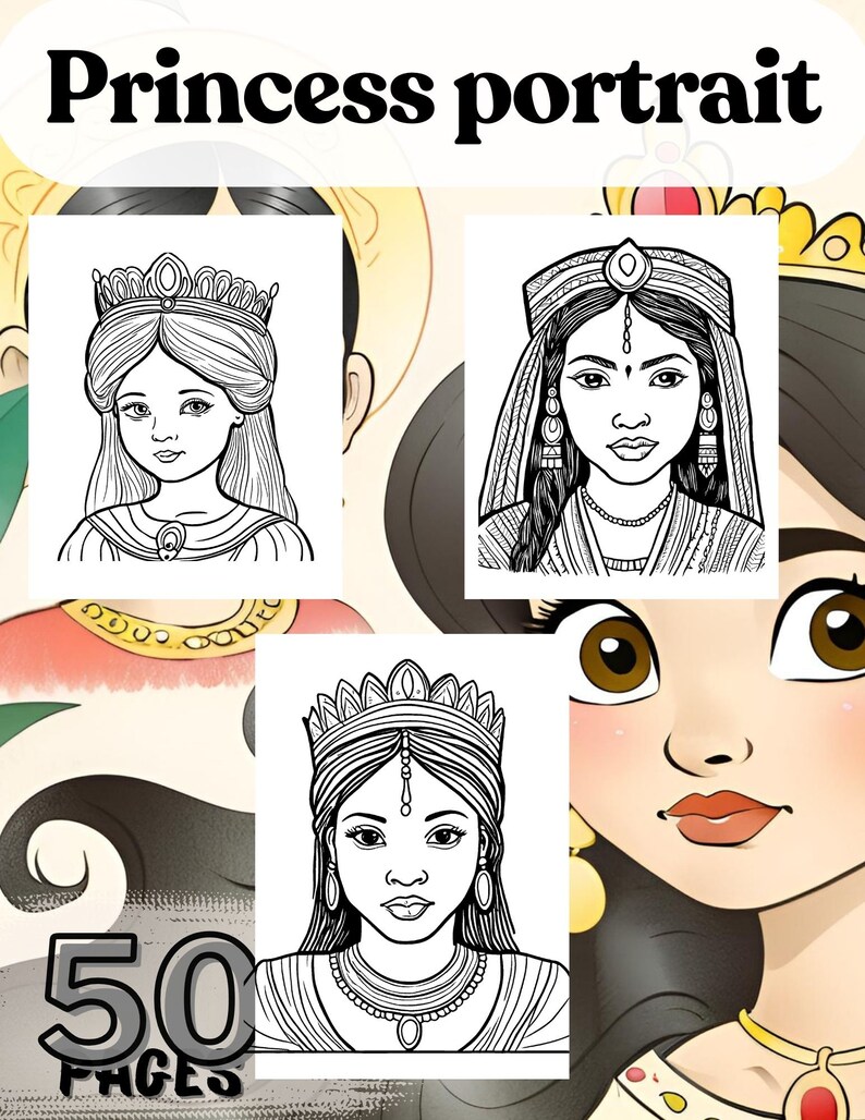 Princess Coloring Pages for Kids, Printable Coloring Pages, Kids ...