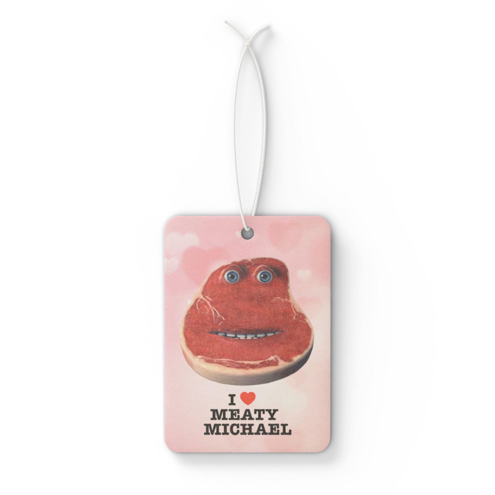 Meaty Michael Meme Car Air Freshener Charlie the Steak Funny Joke Gifts ...