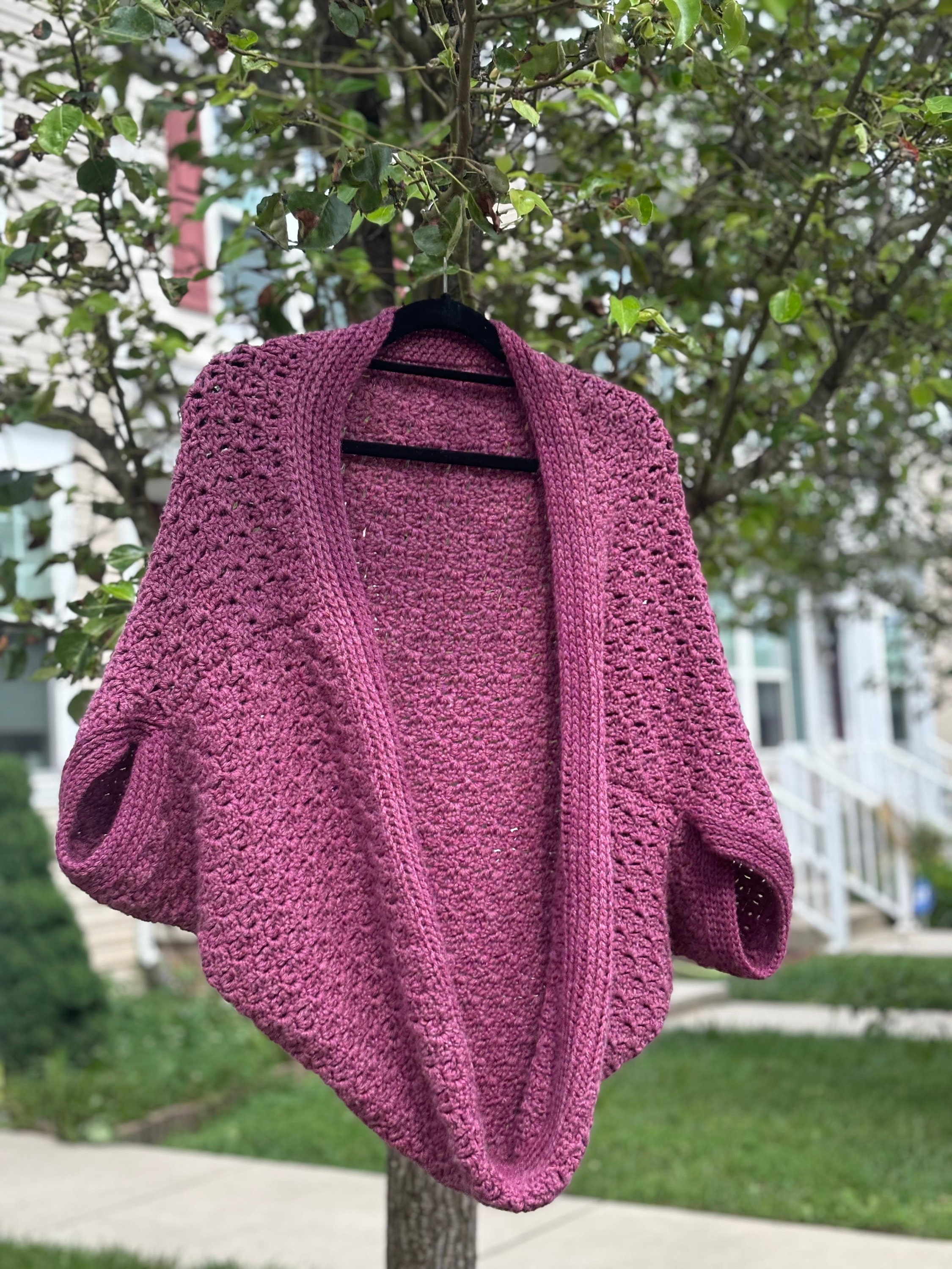 Cacoon Style Cardigan in the Color Dusty Rose. - Etsy