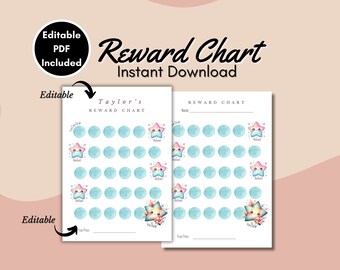 Printable Rainbow Chore Chart for Kids, Daily Chore Chart, Kids Routine ...