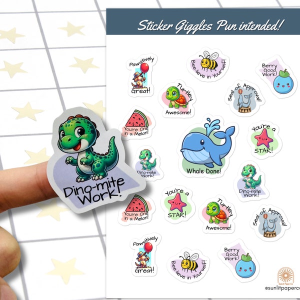 Good Job Stickers - Etsy