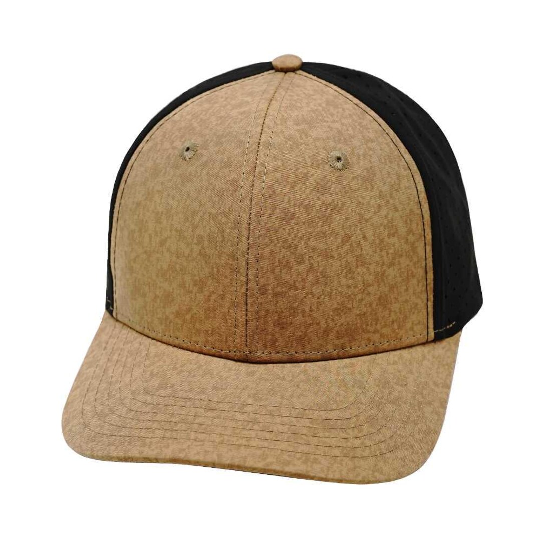 Blank - 6 Panel - Tan Textured / Black - Laser Mesh (unisex) - Etsy