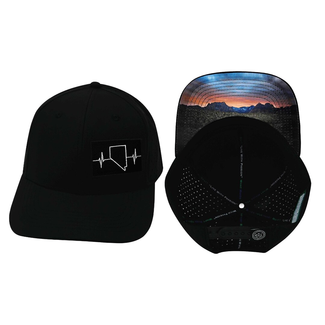 Nevada Hat | Baseball Hat Fit | Black - Etsy