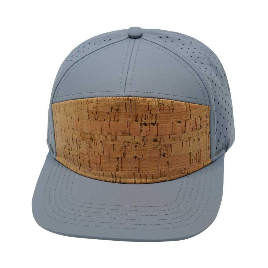 Blank - 7 Panel - Cork - Gray Blue - Laser Mesh (unisex) - Etsy